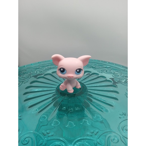 Littlest Pet Shop | Toys | Vintage Littlest Pet Shop 87 Pink Pig Piglet ...